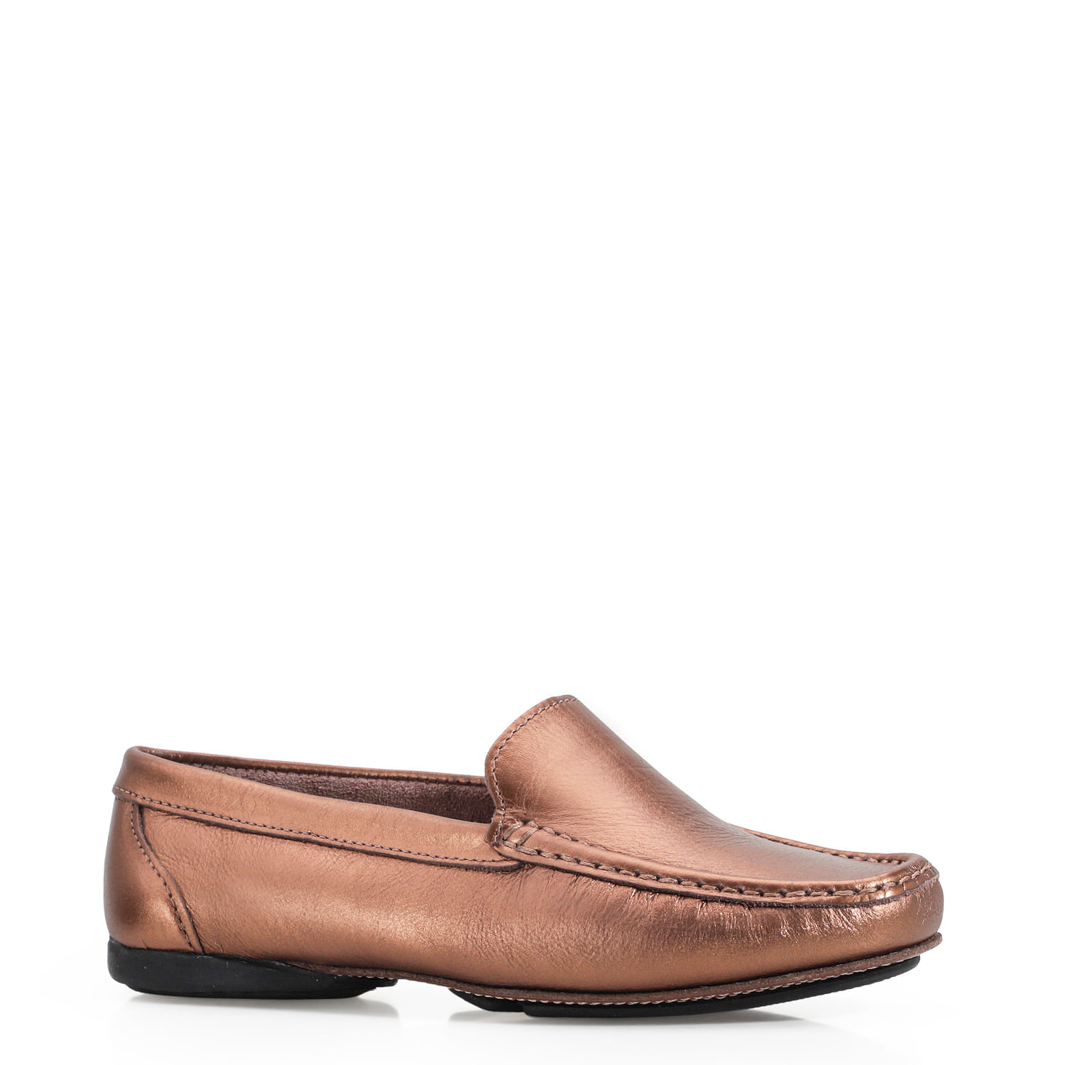 Mocassim - Couro Bronze