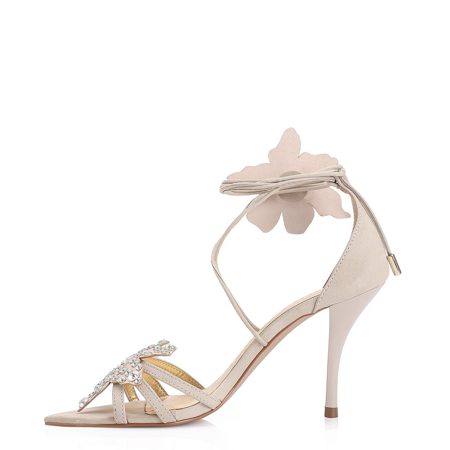 Sandália Corello x Vitor Zerbinato - Couro Nobuck Off White