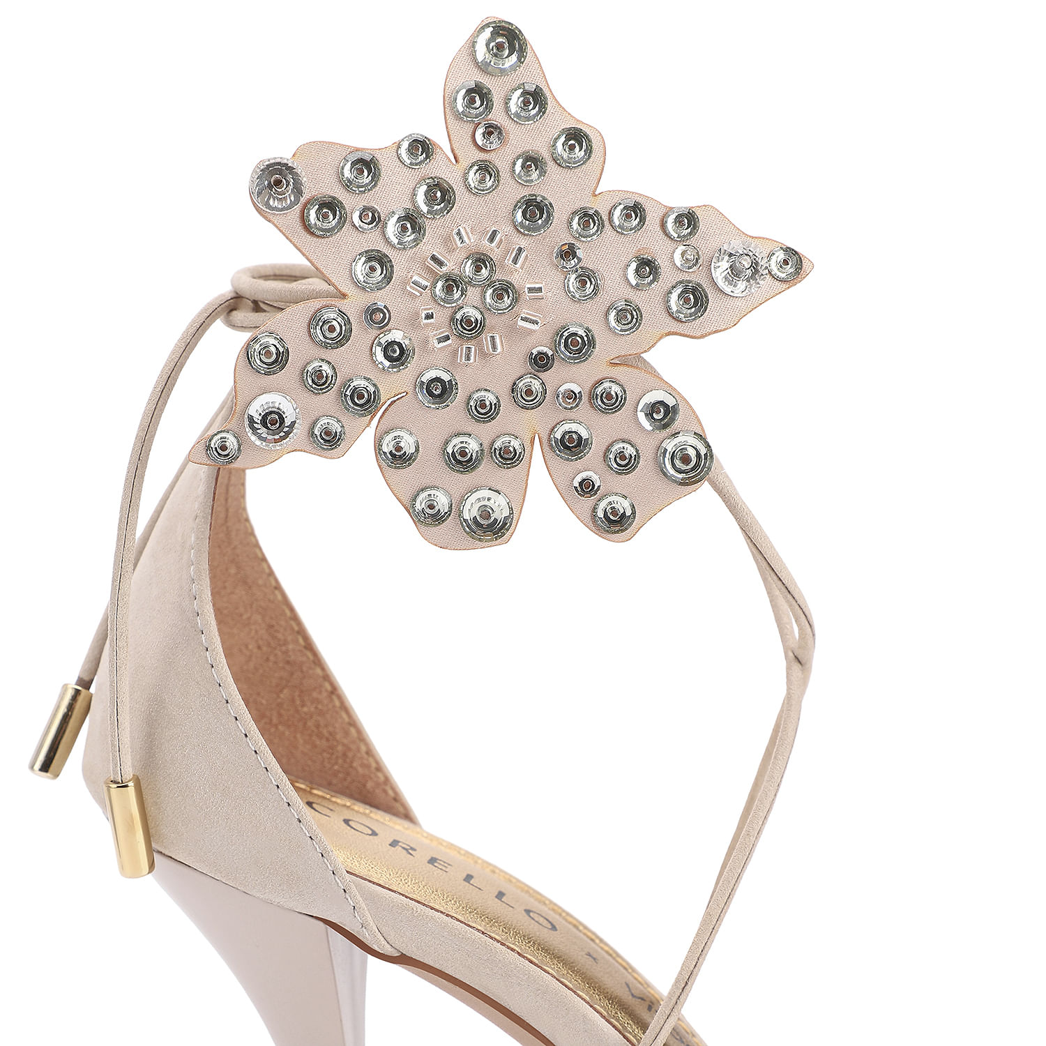 Sandália Corello x Vitor Zerbinato - Couro Nobuck Off White