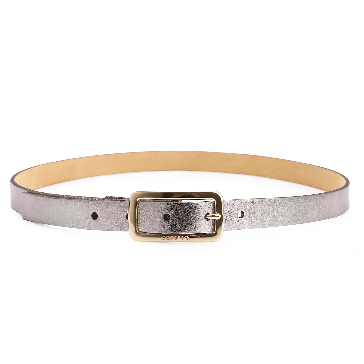 Cinto - Couro Prata